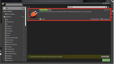 enable pixel streaming with the azure game development vm azure