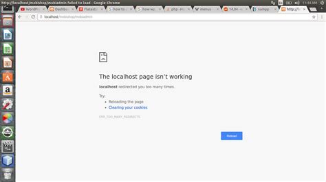 linux why the localhost page isn t working in lampp