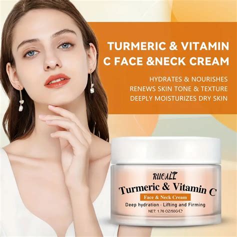 Turmeric Vitamin C Firming Cream Face Neck Temu