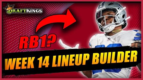Everything You Need To Know Draftkings Week 14 Nfl Dfs Youtube