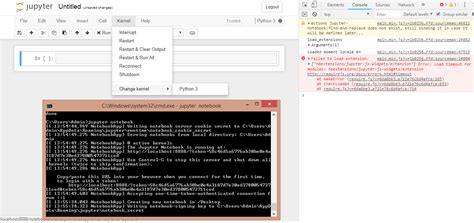 python jupyter kernel is busy all the time how to debug stack overflow