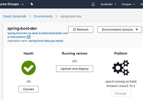deploy spring boot app on aws elastic beanstalk bezkoder