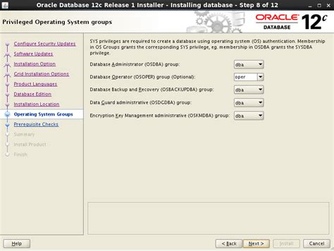 installing oracle 12c r1 database software on linux 7 oraclenext