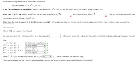 Solved Prove The Following Statement By Mathematical