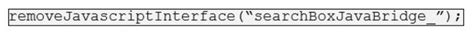 android webviews and the javascript to java bridge synopsys