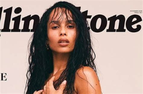 Zoë Kravitz Re Creates Her Moms Rolling Stone Shoot Life Imitates