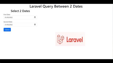 laravel query between 2 dates youtube