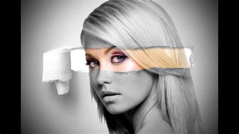 Ripped Paper Portrait Effect Photoshop Tutorials Photoshop Fan My Xxx