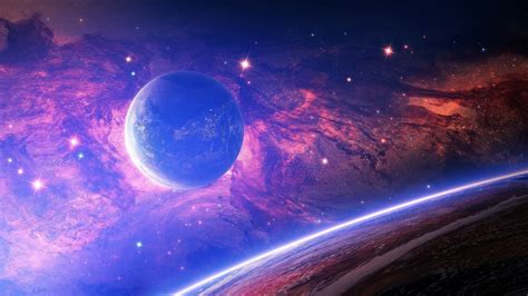 Wallpaper 1920x1080 Px Planet Space Art Stars 1920x1080