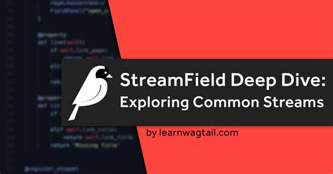 wagtail cms streamfield deep dive exploring common
