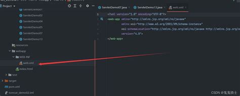 javaweb servlet urlpattern配置细节，以及xml配置servlet演示 webservlet 获取