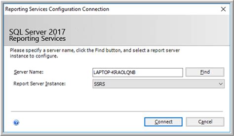 sql server reporting services 2017 setup