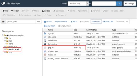 how to edit php ini in cpanel quyasoft