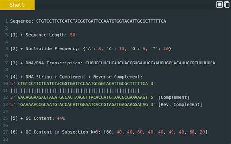 bioinformatics in python dna toolkit part 3 gc content calculation
