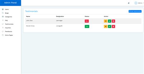 github kajal98 generate crud ready made admin panel for