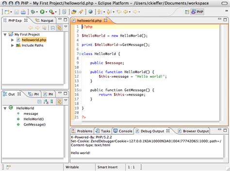 getting started with eclipse php development tools pdt 2 tablespoons