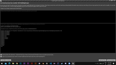 ue4 crash ask gamedev tv
