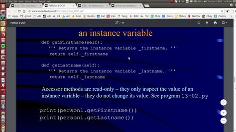 python 3 oop2 part 2 youtube