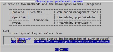 virtual users with postfix dovecot mysql roundcube