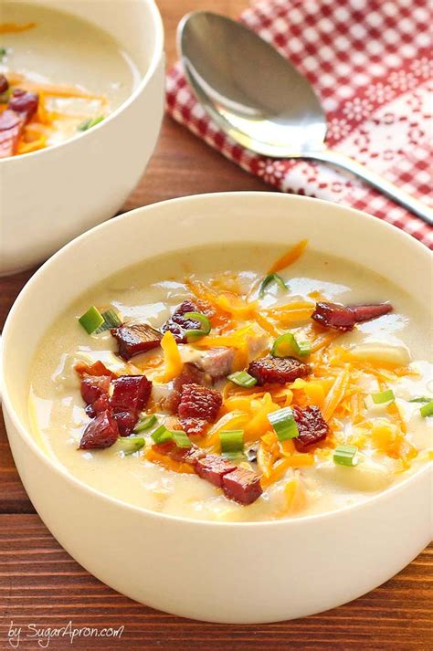Creamy Potato Soup Sugar Apron