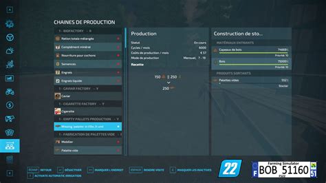 Production Of Empty Pallets Fs22 Kingmods
