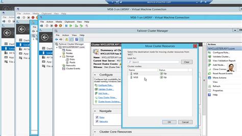 windows failover cluster management quick overview youtube