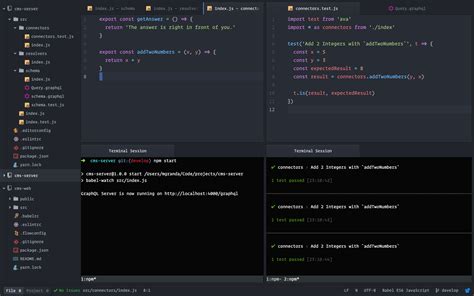 what does your ide look like javascript