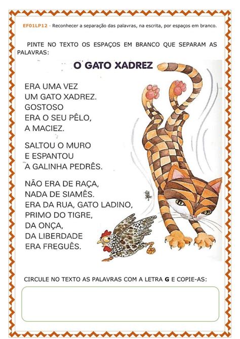 AlfabetizaÇÃo Atividades De Língua Portuguesa Leitura