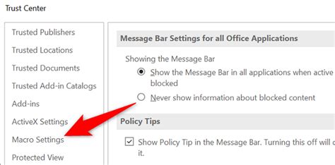 how to enable macros in microsoft excel