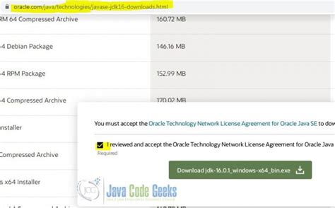 how to download and install java 16 examples java code geeks 2022