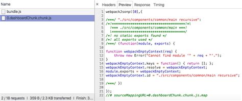 code splitting with react loadable gives error cannot find module