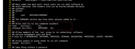 linux 开启普通用户sudo root权限操作获取免密 csdn博客