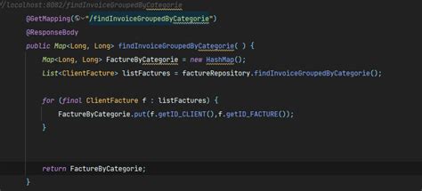 java joing entities in spring boot with saving output in a hashmap