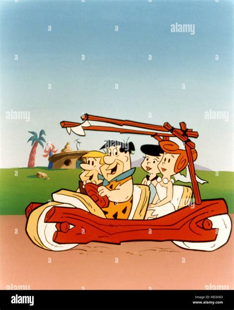 The Flintstones From Left Barney Rubble Fred Flintstone Betty