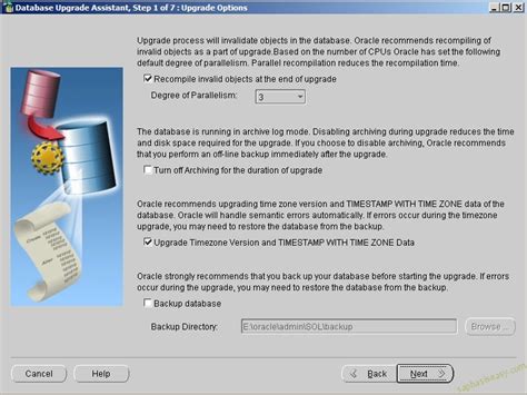 upgrading sap oracle database sap basis easy