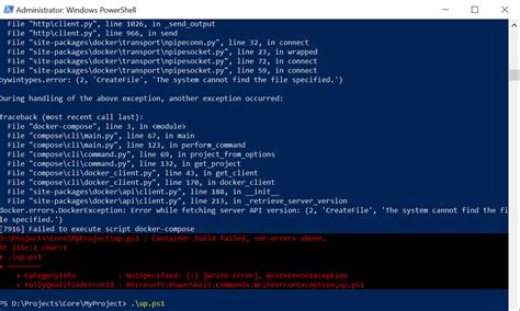 powershell pywintypes error 2 createfile the system cannot