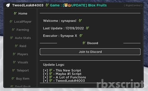 blox fruits auto farms chests farm esp and more scripts