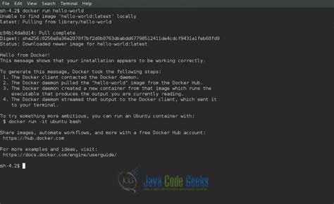 docker hello world example java code geeks