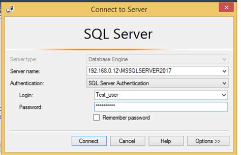java connection to a sql server login failed for user