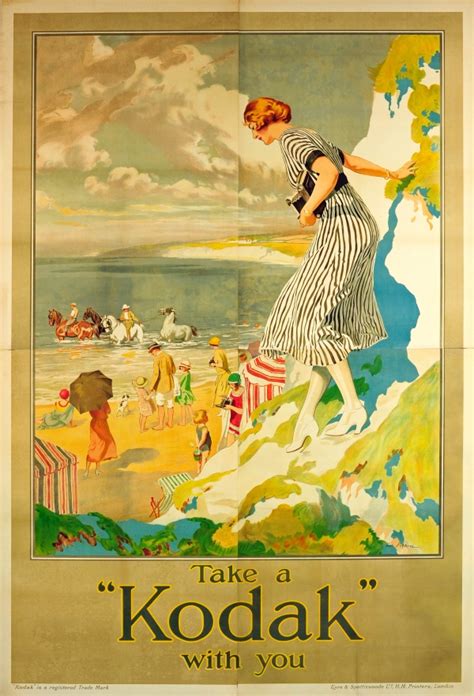 Original Vintage Posters Advertising Posters Kodak Girl Fred