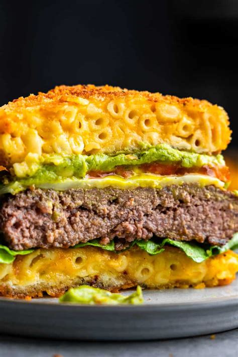 Mac And Cheese Burger Buns Shapla Food All Recipe In