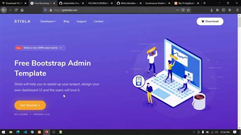 1 integrasi bootstrap stisla dengan yii2 part 1 youtube