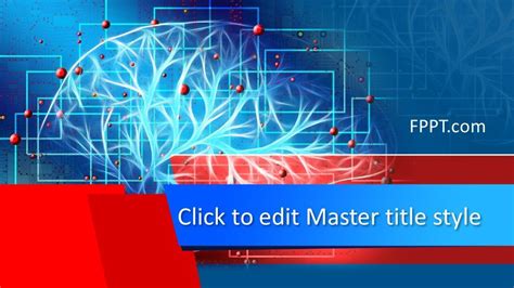free brain intelligence powerpoint template free powerpoint templates