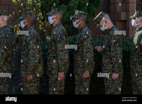 U S Marine Corps Recruits With Alpha Company 1st Recruit Training
