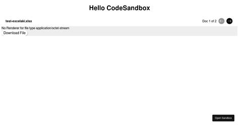 react doc viewer demo codesandbox