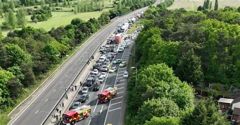 Essex Traffic Chaos On A12 Near Colchester After Two Crashes Block