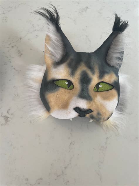 Therian Cat Mask Quadrobics Mask Maincoon Mask Therian Etsy Australia