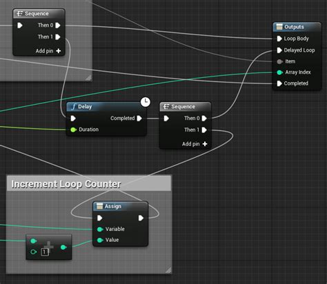 delay breaks foreachloop r unrealengine