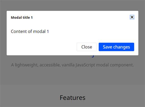 minimal accessible modal javascript plugin pure modal