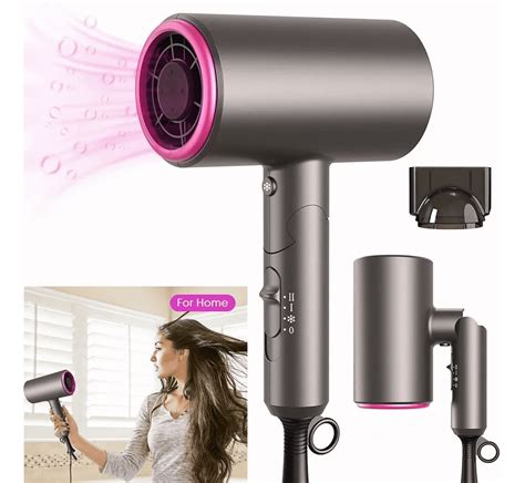 Professional Ionic Hair Dryer Powerful Fast With Heat And Cold Wind